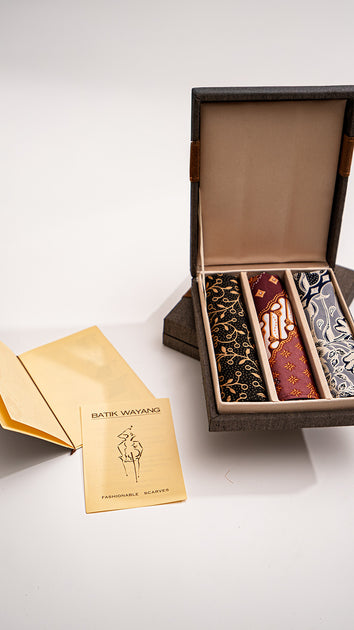 Handkerchief Set: The Heritage Trio – Batikwayang