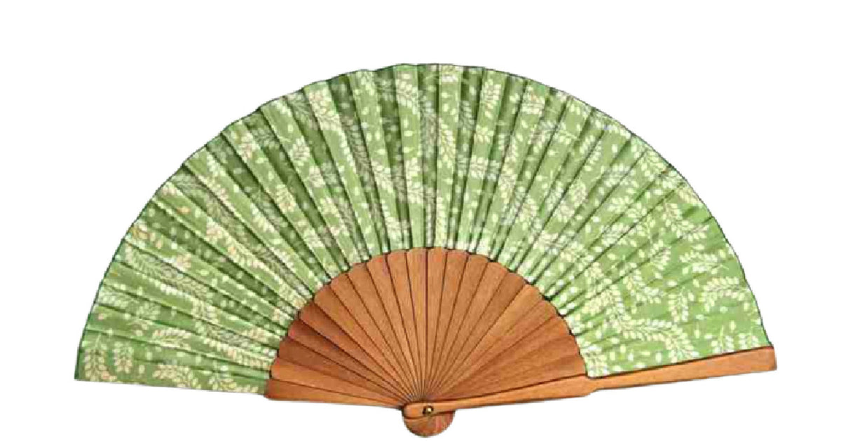 Fan Daun Asem II Green – Batikwayang