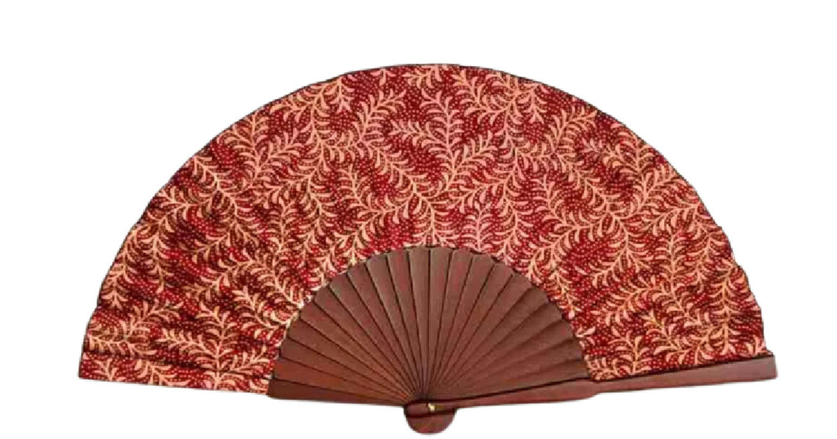 Fan Daun Asem Red – Batikwayang